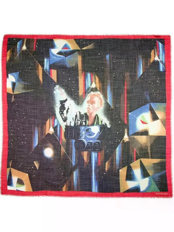 Balenciaga Printed Scarf