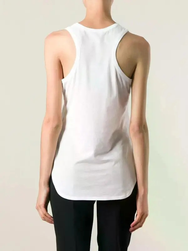 Alexander McQueen Skull And Rose Print Tank Top