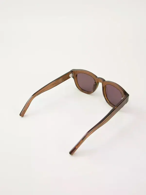 Alexander McQueen Oval Transparent Sunglasses