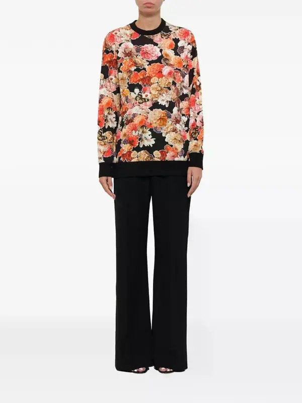 Givenchy Floral Print Sweatshirt