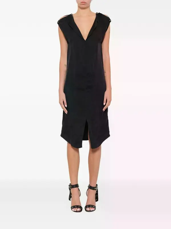 LANVIN V-neck Mini Dress