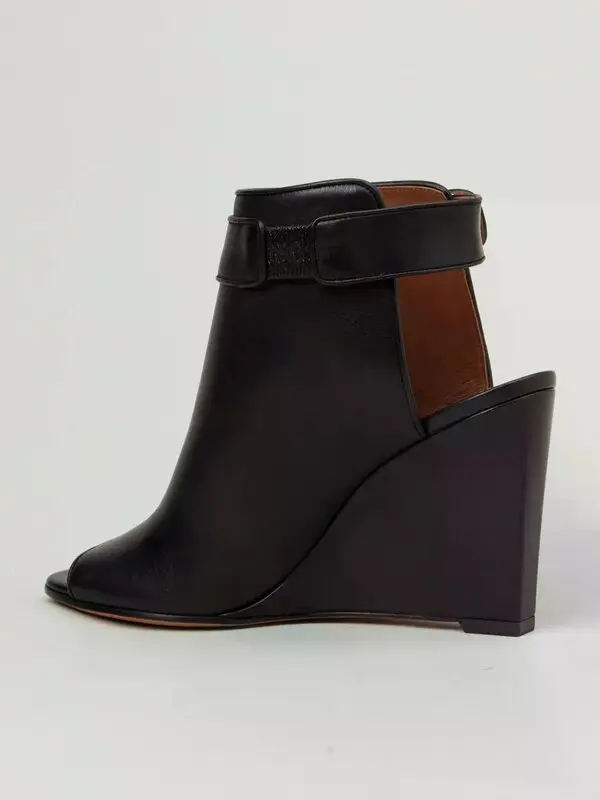 Givenchy Leather Wedge Heel Sandals