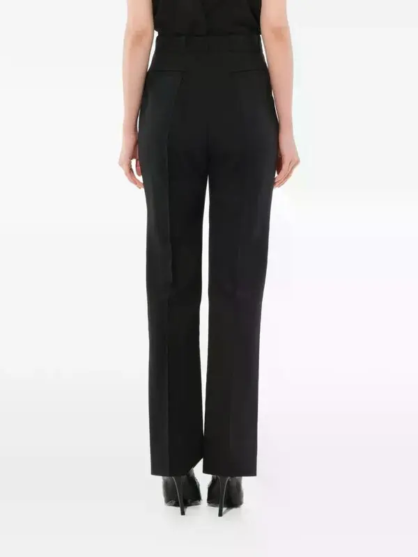 Givenchy Striped Appliqué Tailored Trousers