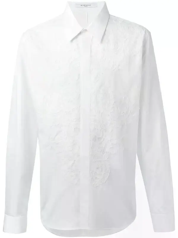 Givenchy Floral Macramé Shirt