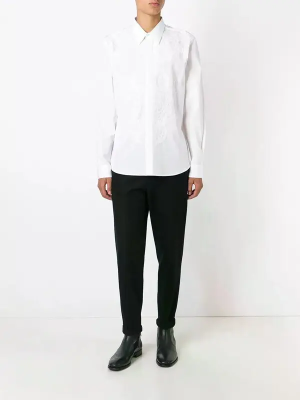 Givenchy Floral Macramé Shirt