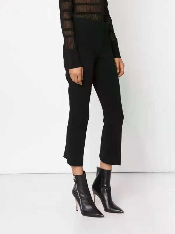 Alexander McQueen Cropped Flared Trousers