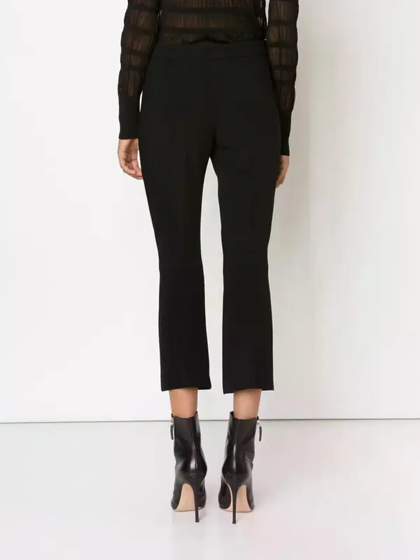 Alexander McQueen Cropped Flared Trousers