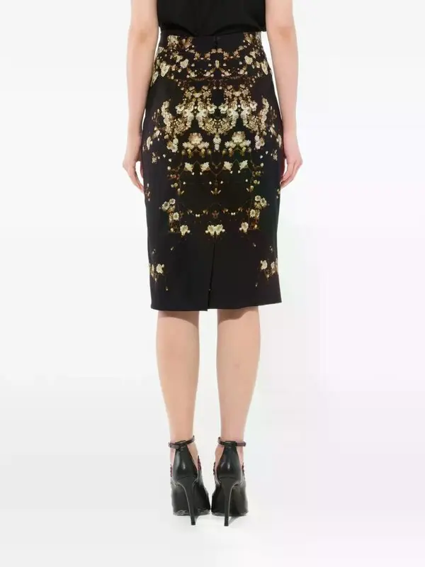 Givenchy Midi Pencil Skirt With Floral Print
