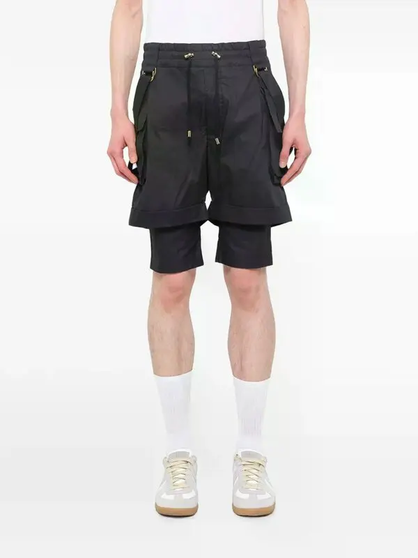 Balmain Layered Cargo Shorts