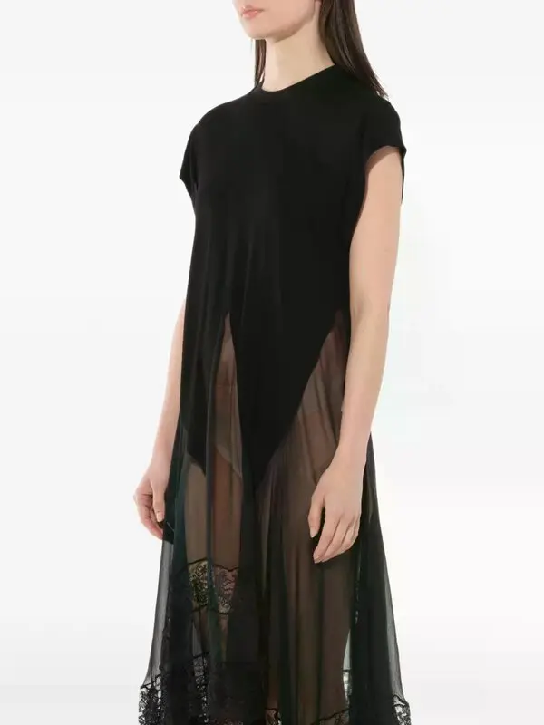 Givenchy Lace Panel Midi Dress