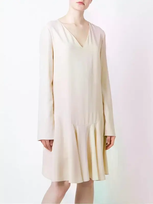 Chloé Flared Hem Midi Dress