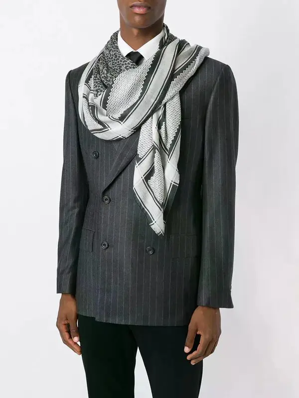 Givenchy Contrast Print Scarf