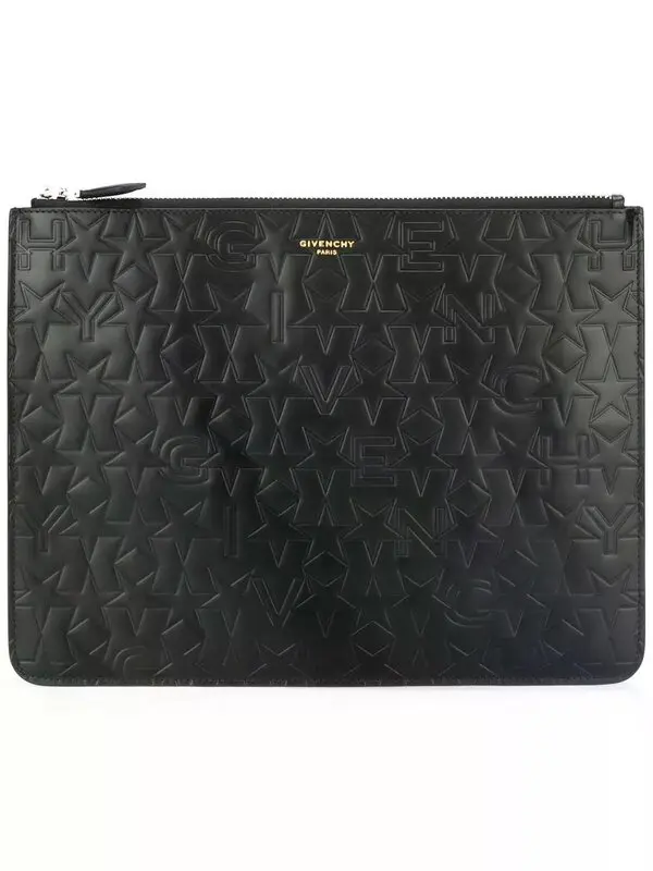 Givenchy Paris Zipped Pouch - Black