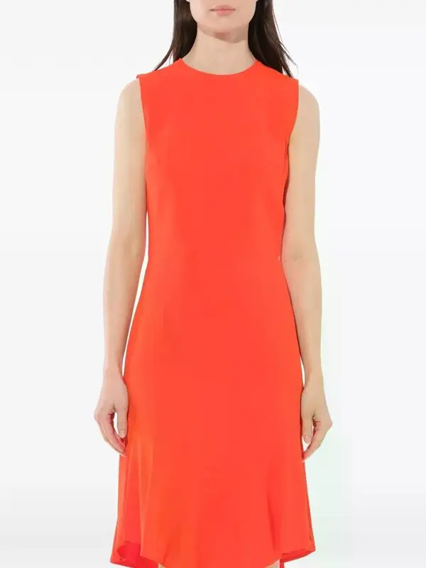 Givenchy Sleeveless Asymmetric Hem Midi Dress
