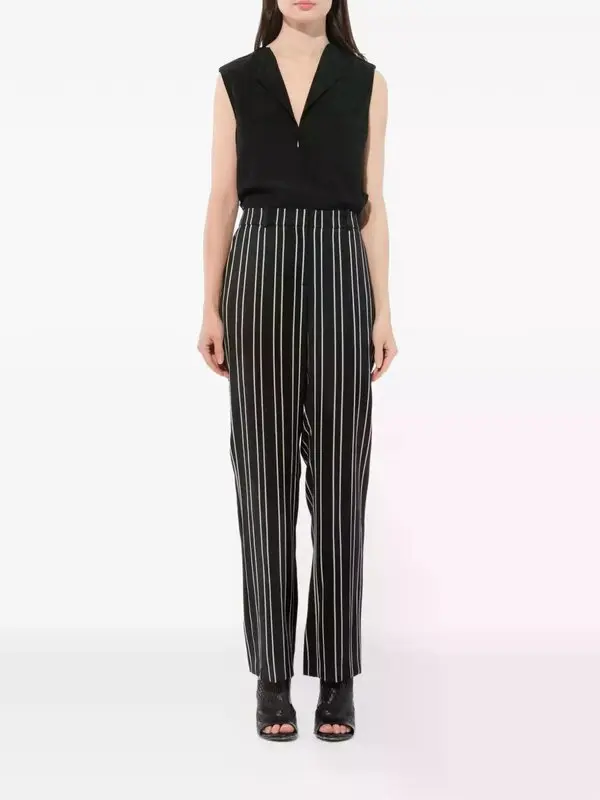 Givenchy Monochrome Striped Tailored Trousers