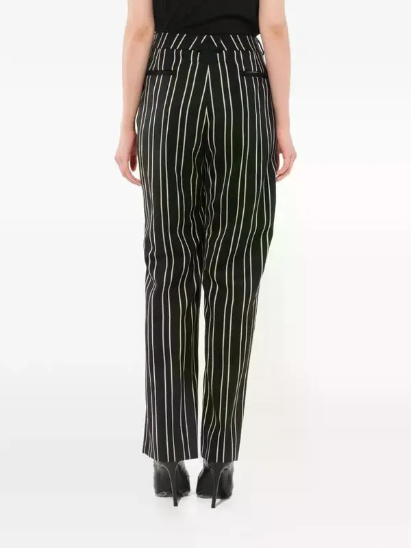 Givenchy Monochrome Striped Tailored Trousers