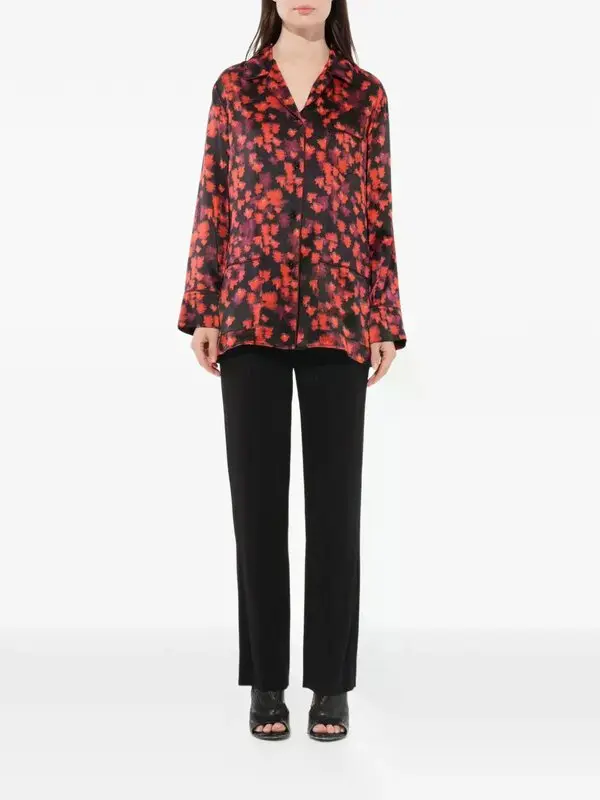 Givenchy Abstract Floral Print Shirt