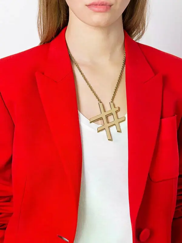LANVIN Hashtag Necklace