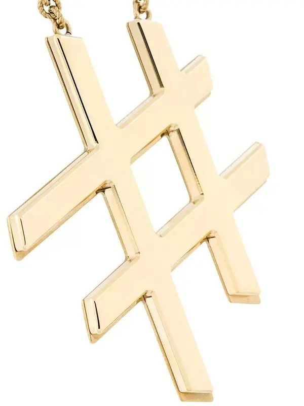 LANVIN Hashtag Necklace
