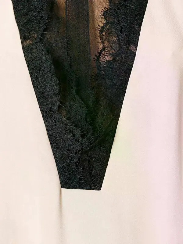 LANVIN Lace Effect Maxi Dress
