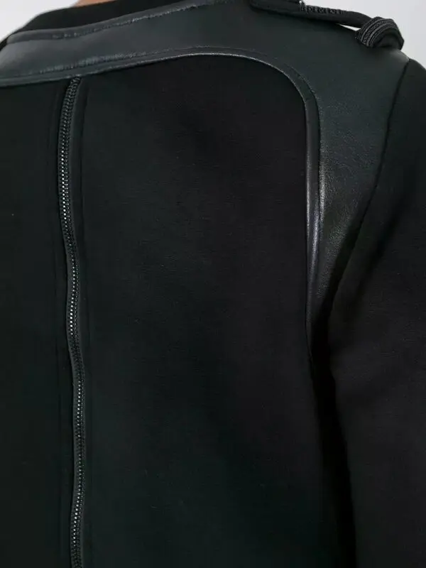 Neil Barrett Leather Detail Sweatshirt