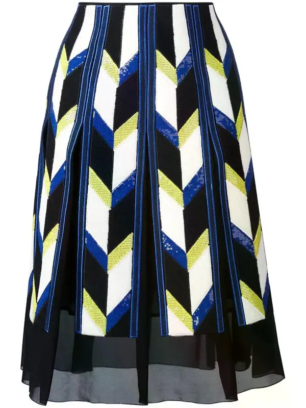 Emilio Pucci Sequin Embellished Skirt - Black