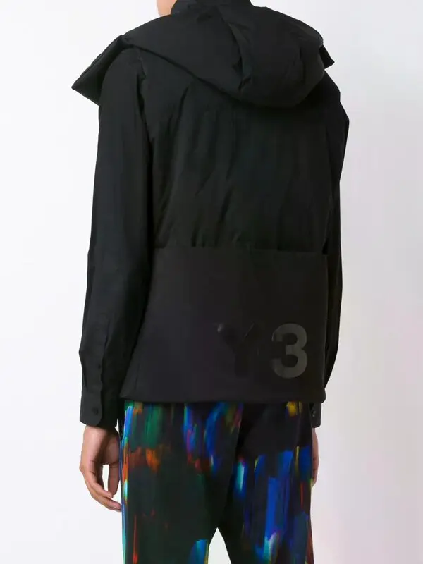 Y3 Hooded Down Vest