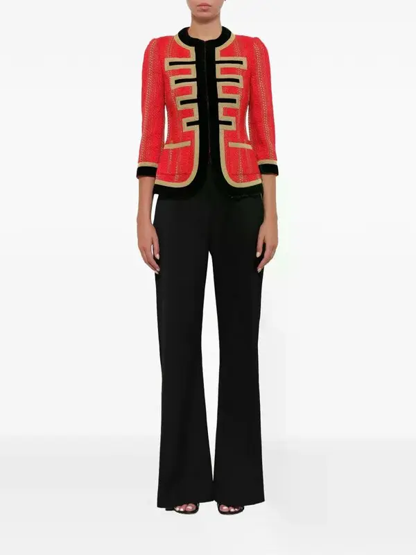 Givenchy Velvet-trim Tweed Jacket