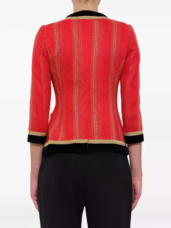 Givenchy Velvet-trim Tweed Jacket