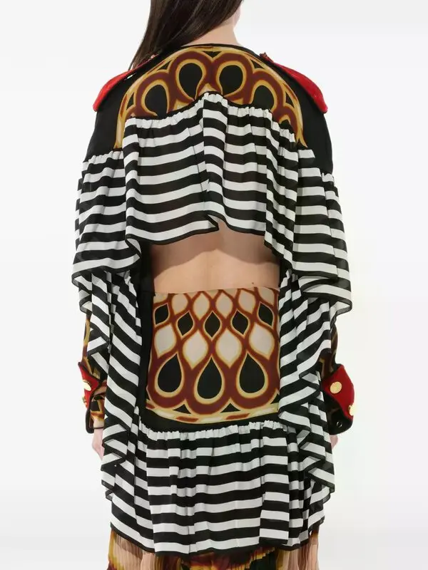 Givenchy Kaleido Eye Printed Midi Dress