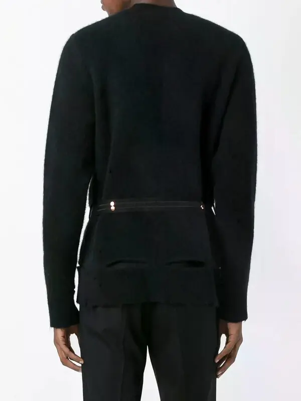 Givenchy Distressed Crew Neck Sweater