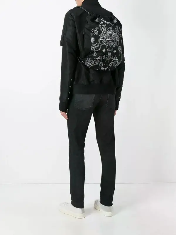 Givenchy Tattoo Print Drawstring Backpack