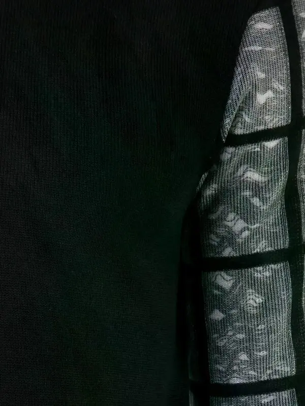 WOOYOUNGMI Checked Sleeve Jumper