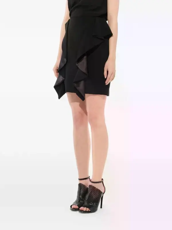 Givenchy Draped Panel Pencil Mini Skirt