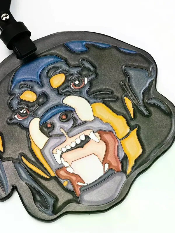 Givenchy Rottweiler Embossed Keyring