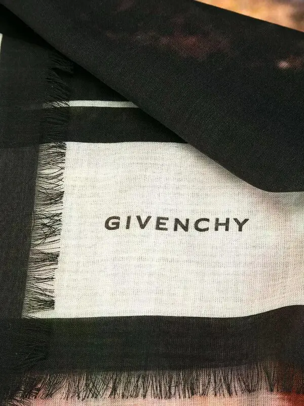 Givenchy Rottweiler Print Scarf