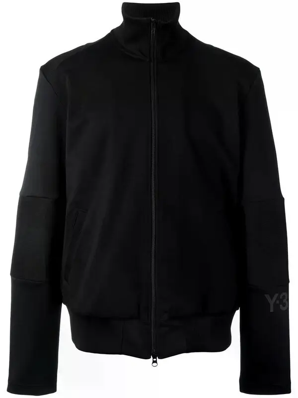 Y3 High Neck Zipped Sweatshirt