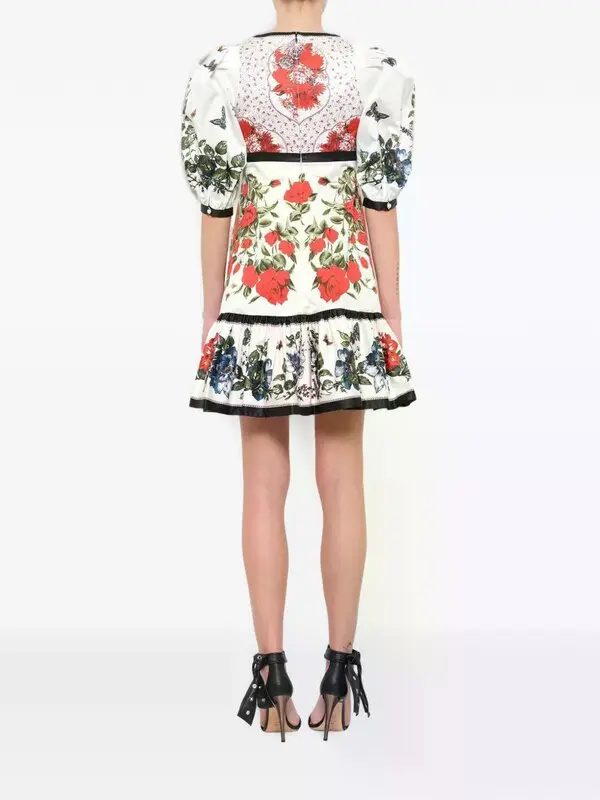 Alexander McQueen Floral Flared Dress