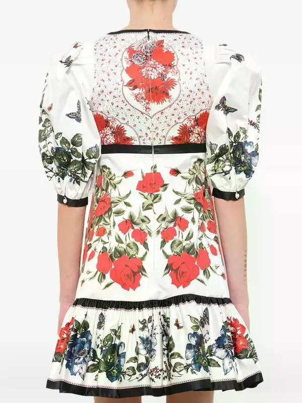 Alexander McQueen Floral Flared Dress