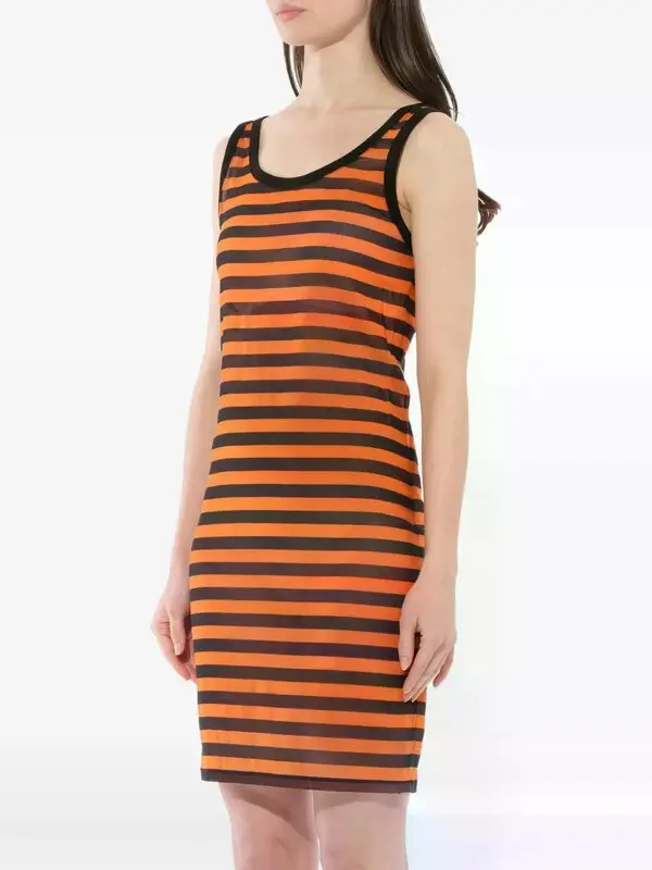 Givenchy Striped Semi-sheer Mini Dress