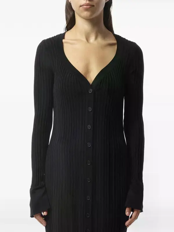 Givenchy Ribbed Wool Cardigan-coat
