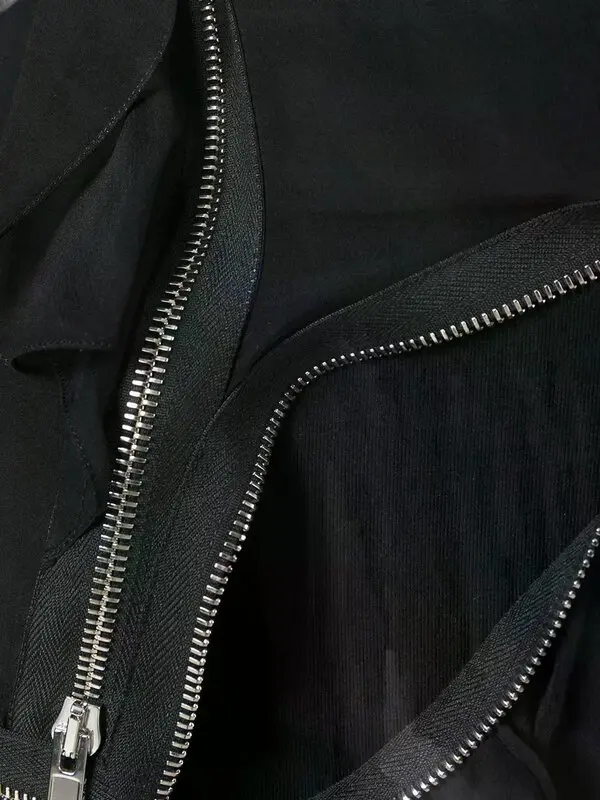 Givenchy One-shoulder Ruffle Zip Top