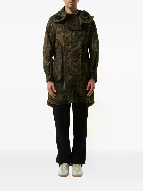 Givenchy Printed Hooded Parka