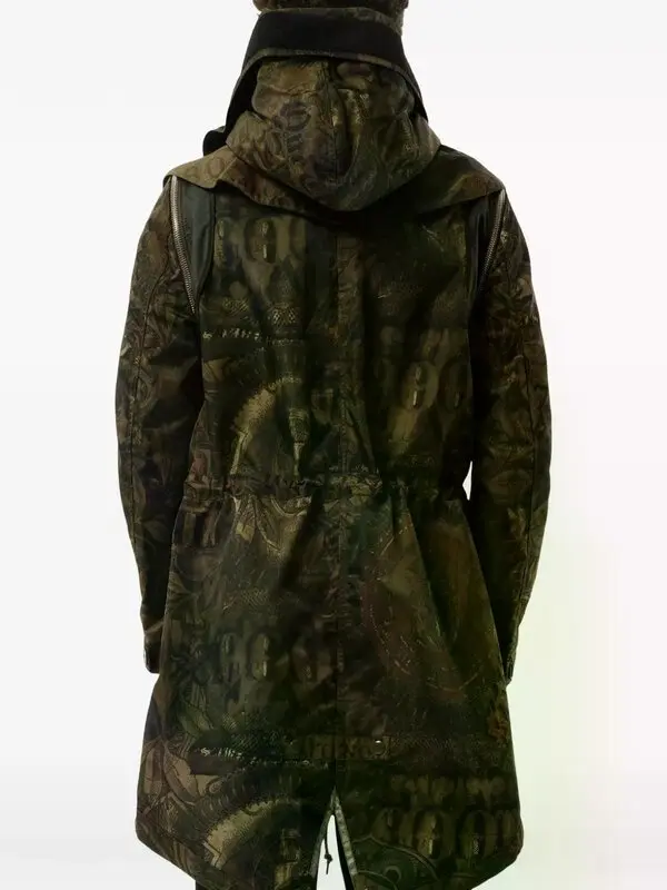 Givenchy Printed Hooded Parka