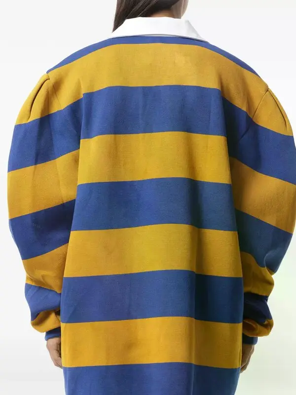 Marc Jacobs Striped Oversized Polo Shirt