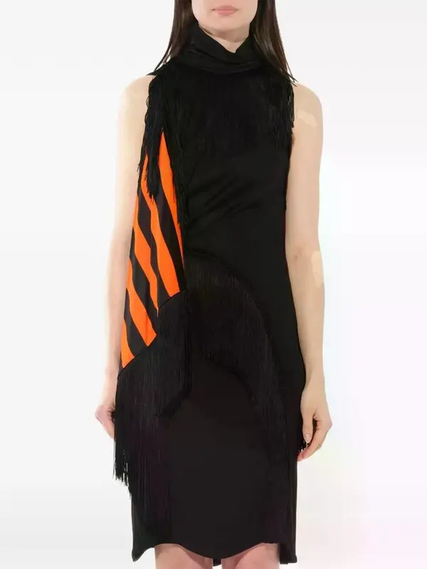 Givenchy Fringed Trim Fitted Dress