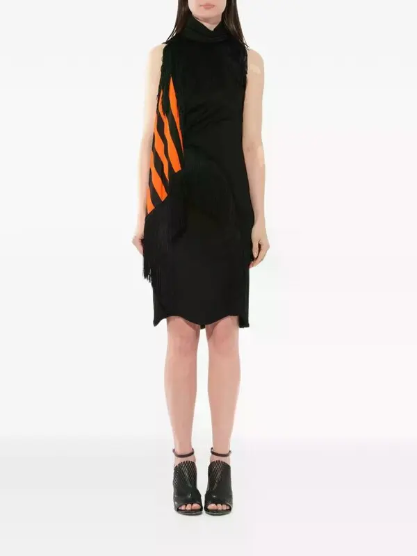 Givenchy Fringed Trim Fitted Dress
