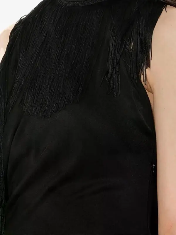 Givenchy Fringed Trim Fitted Dress