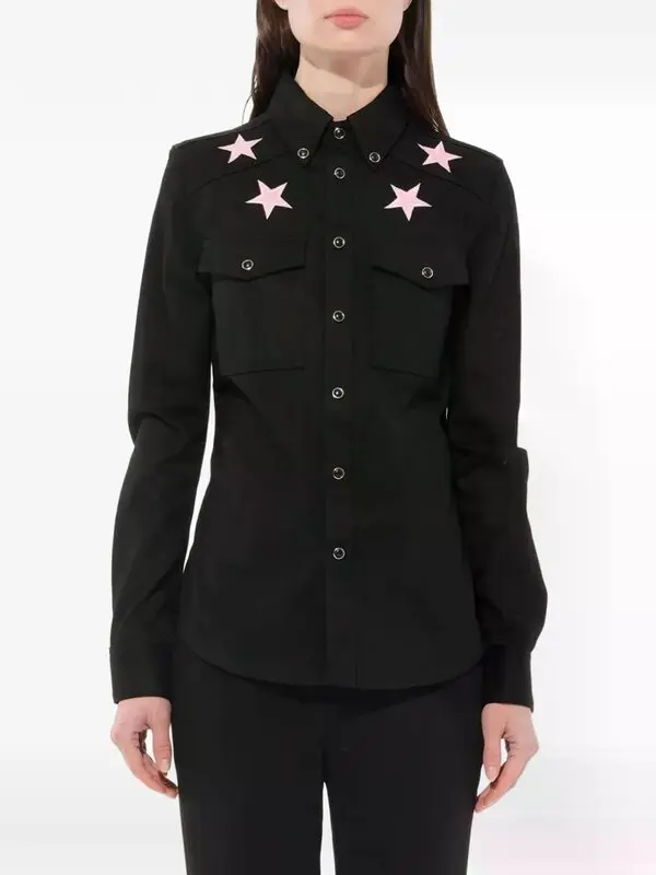 Givenchy Star Embroidered Shirt