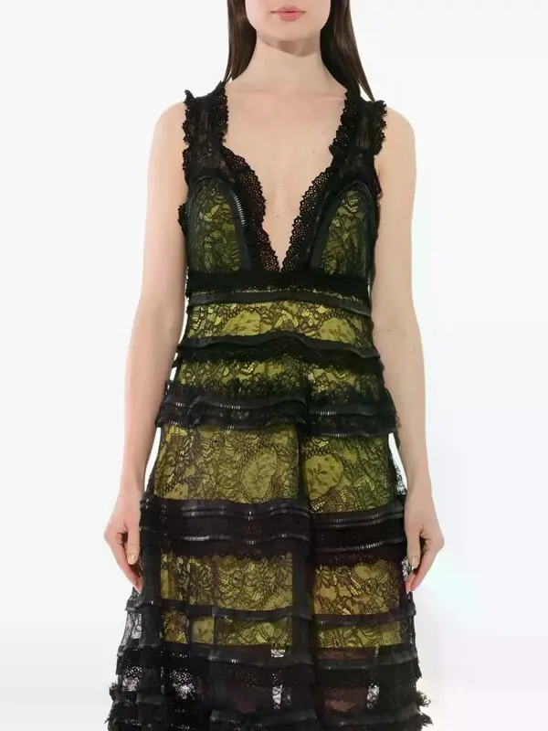 Givenchy Tiered Zip-trim Maxi Dress